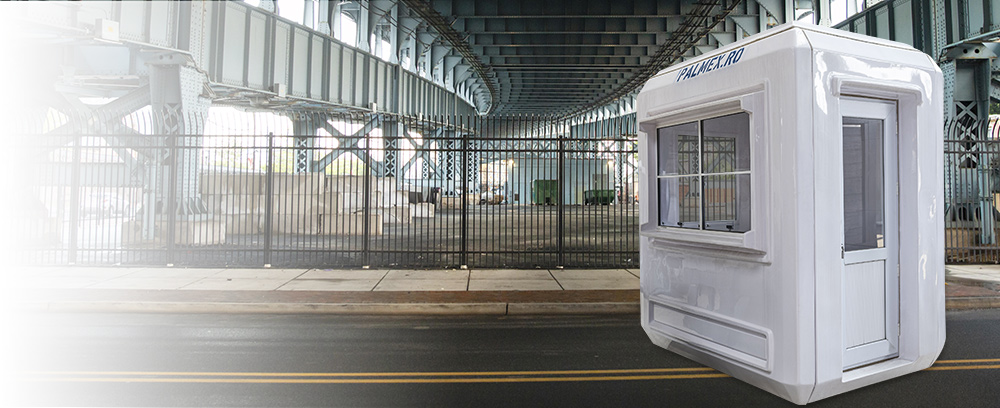 Fiberglass Guard Booths - Easy to install and Relocate - Palmex
